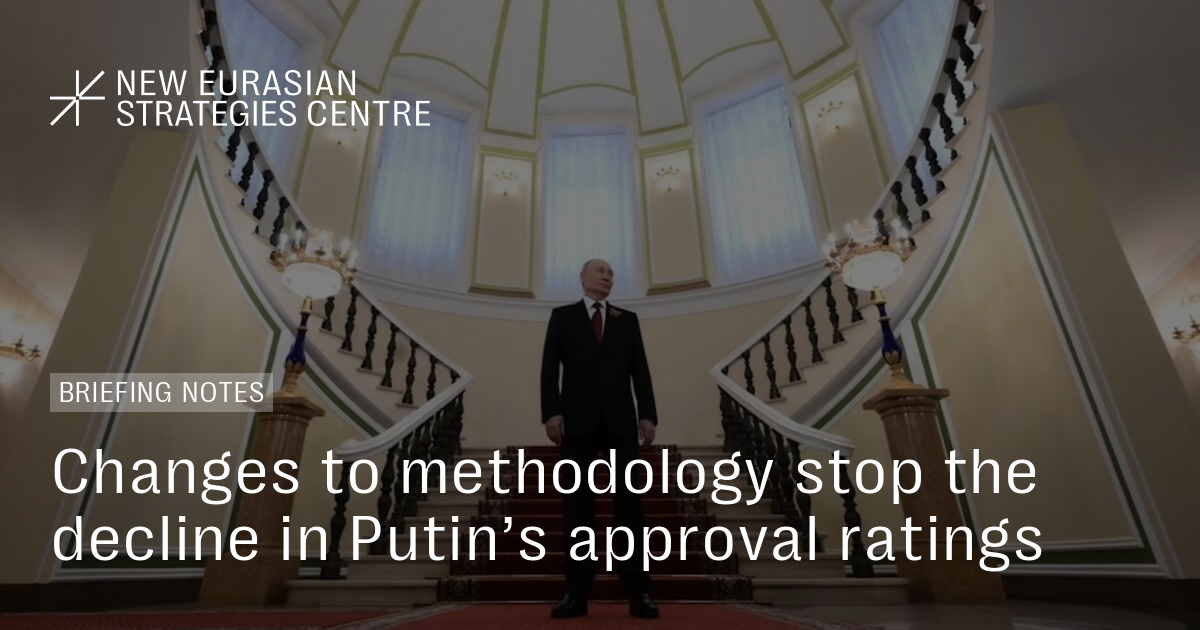 Changes to methodology stop the decline in Putin’s approval ratings ...